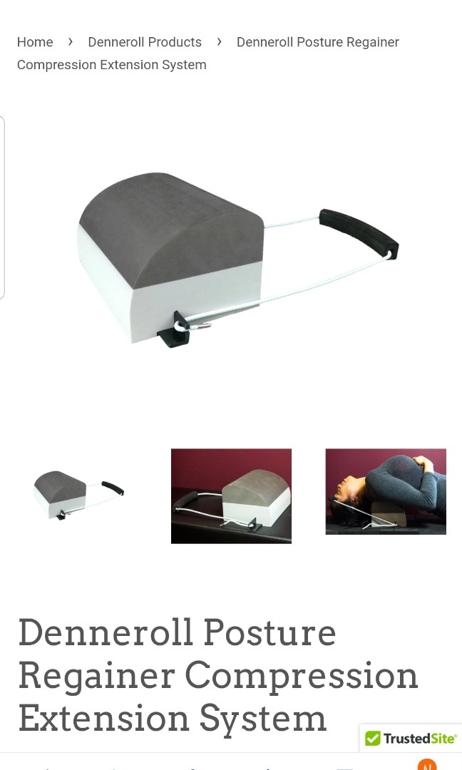 The Denneroll Posture Regainer, Health & Nutrition, Health Supplements ...