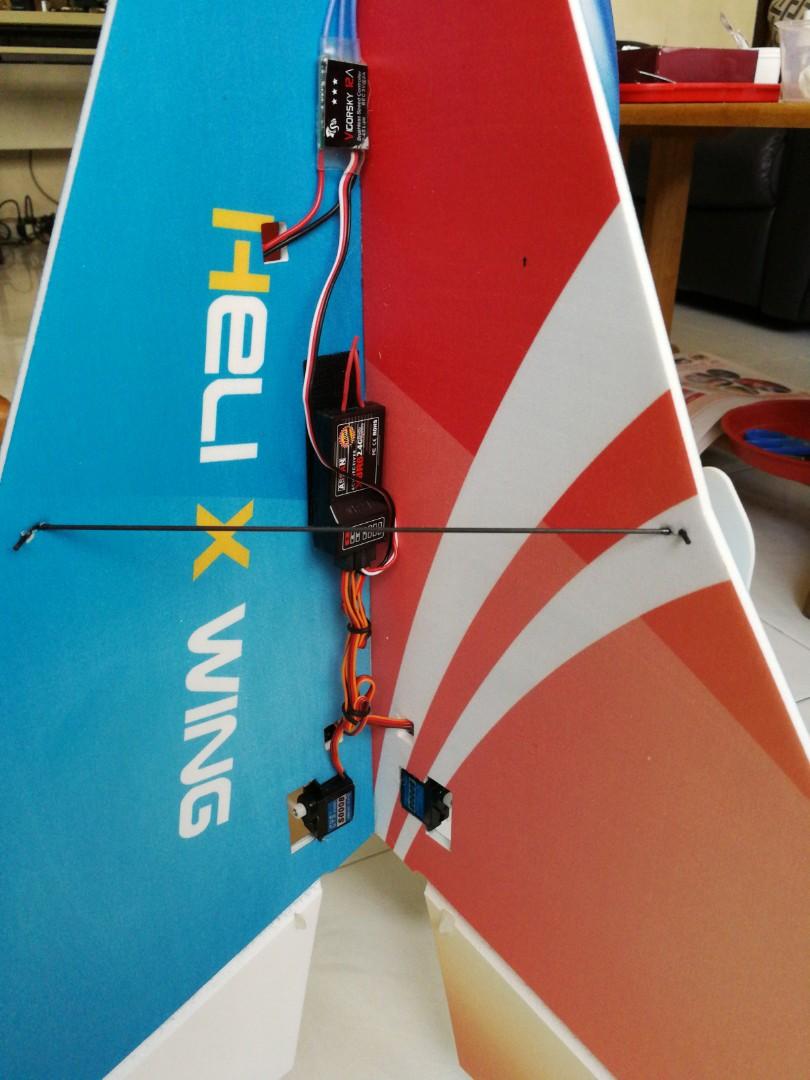 Used RC Vtol plane, Hobbies & Toys, Toys & Games on Carousell