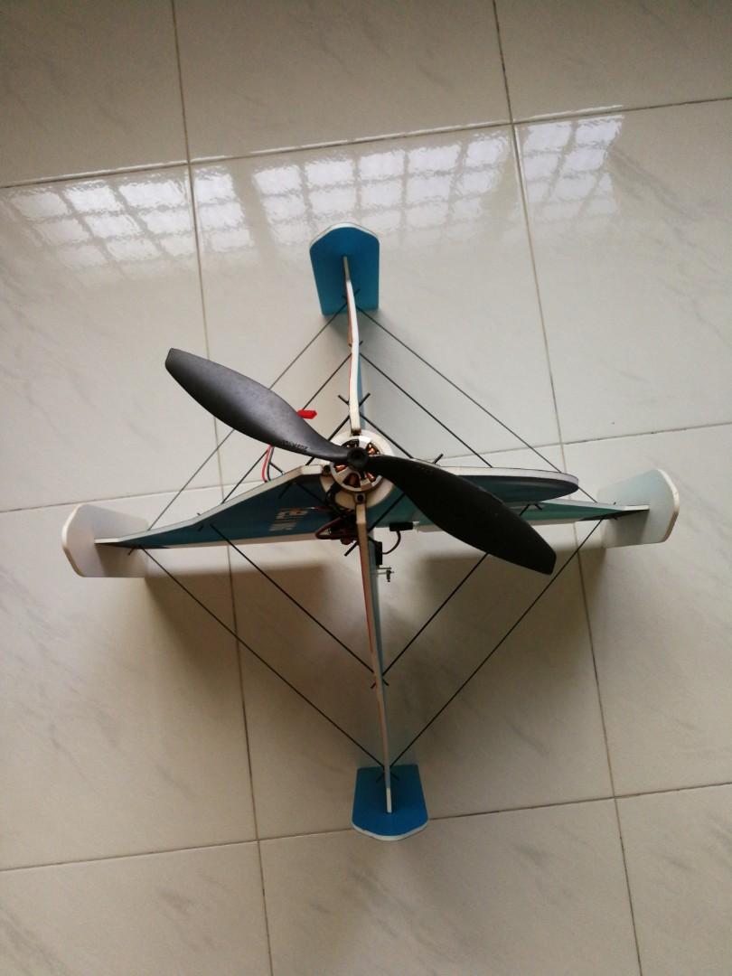 Used RC Vtol plane, Hobbies & Toys, Toys & Games on Carousell