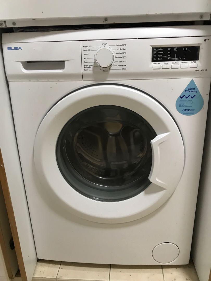 washing machine - Elba - EWF 1075 VT 7KG, TV & Home Appliances, Washing ...
