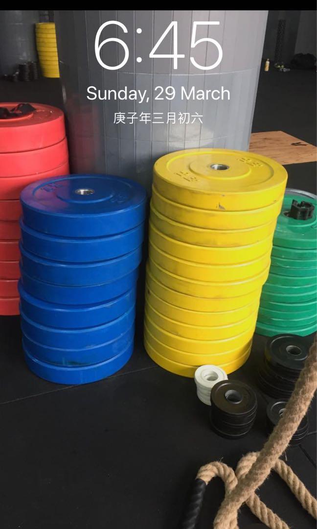 Weight Plates 20kg and 25kg, Sports Equipment, Exercise & Fitness ...
