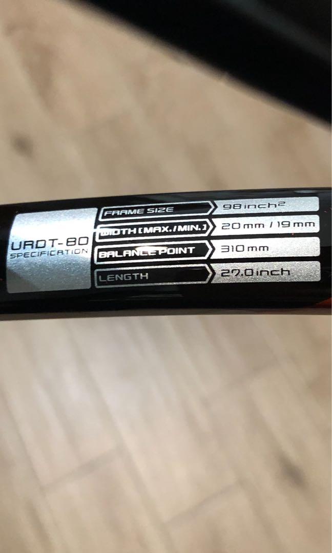 Yonex Ultimum RD Ti 80 USA version 1/4 grip, Sports Equipment, Sports ...