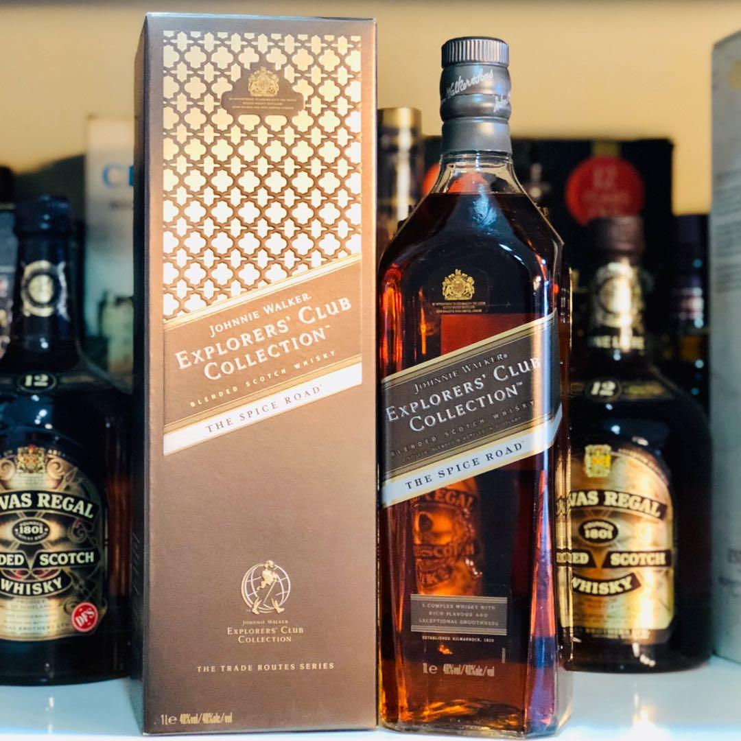 1L Spice Route Johnnie Walker JW Scotch Whisky with Box 1000ml, Food ...