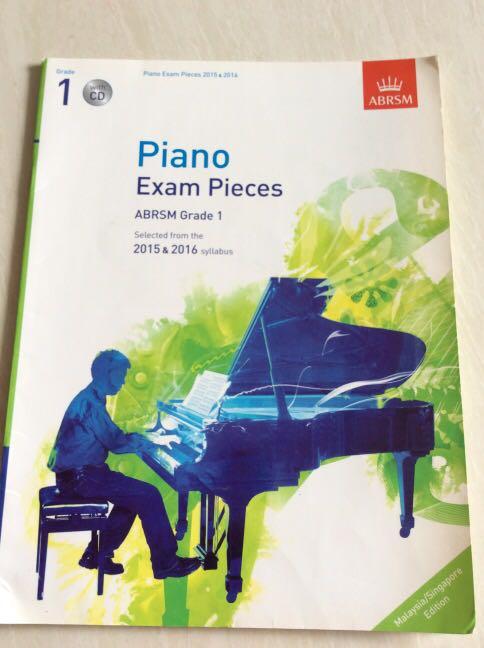 ABRSM Piano Grade 1 (2015/2016), Hobbies & Toys, Books & Magazines ...
