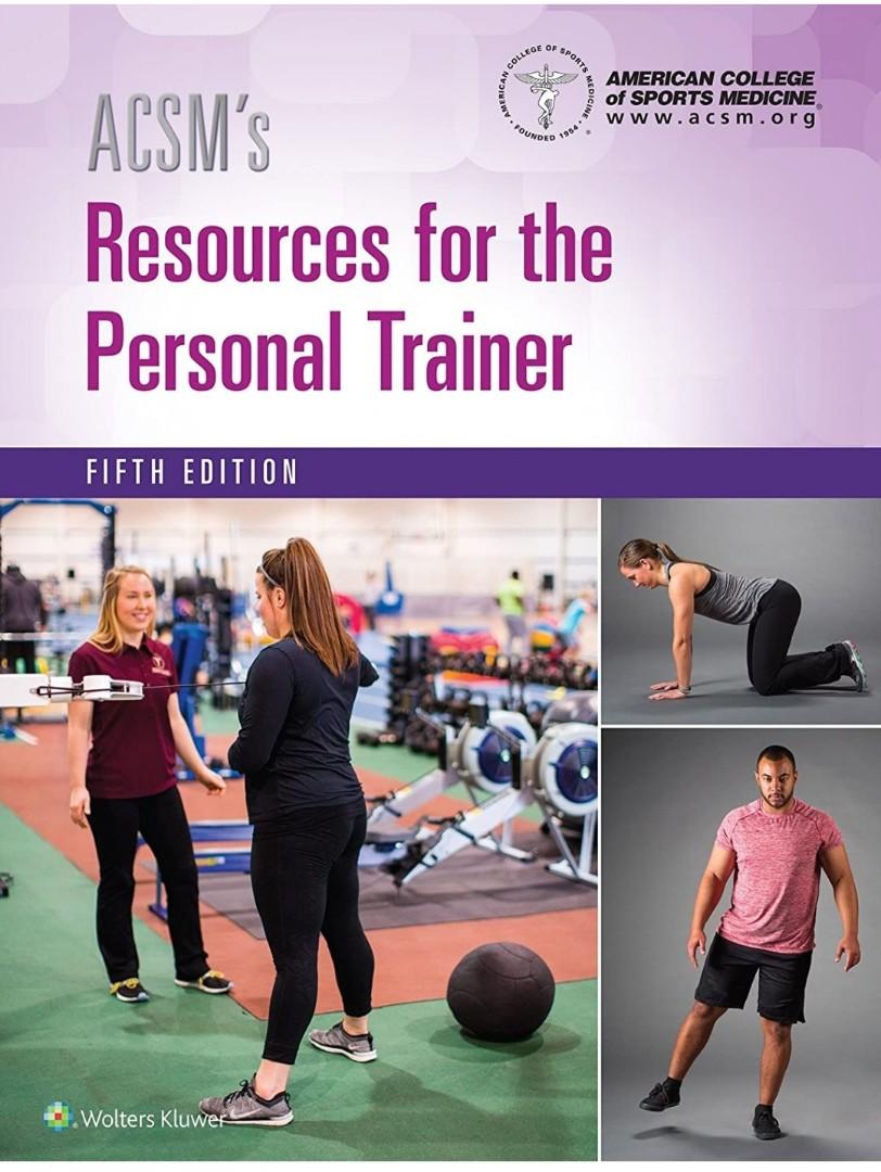 ACSM Certified Personal Trainer Textbook 5th Edition, Computers & Tech ...