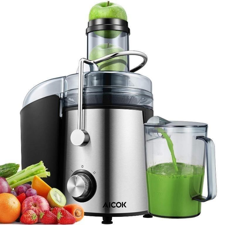 AICOK Juice Extractor Model:Gs-332 Black/Steel, TV & Home Appliances ...