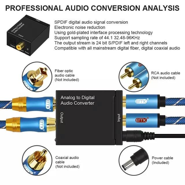 ANALOG TO DIGITAL AUDIO CONVERTER, Audio, Portable Audio Accessories on ...