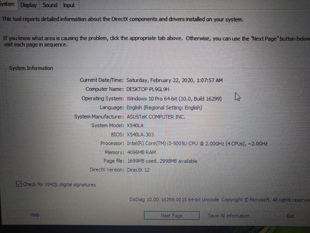 Asus Core i3 5th Gen 4gb 1tb hdd 15.6in Laptop, Computers & Tech ...