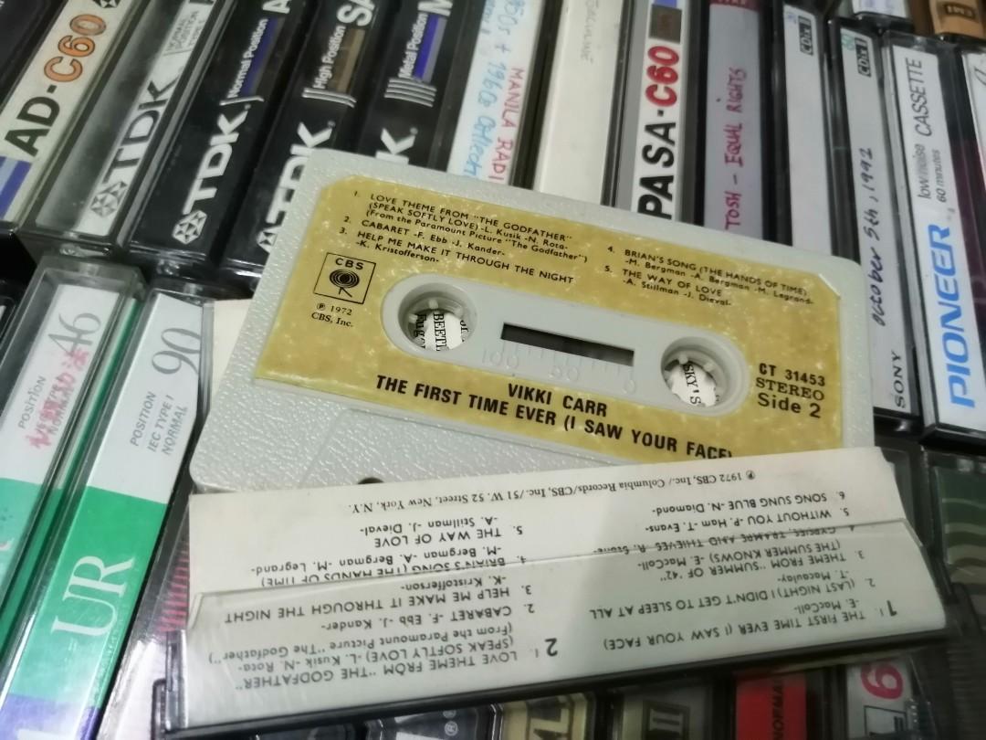 (Cassette) Vikki Carr: The First Ever (I Saw Your Face), Hobbies & Toys ...