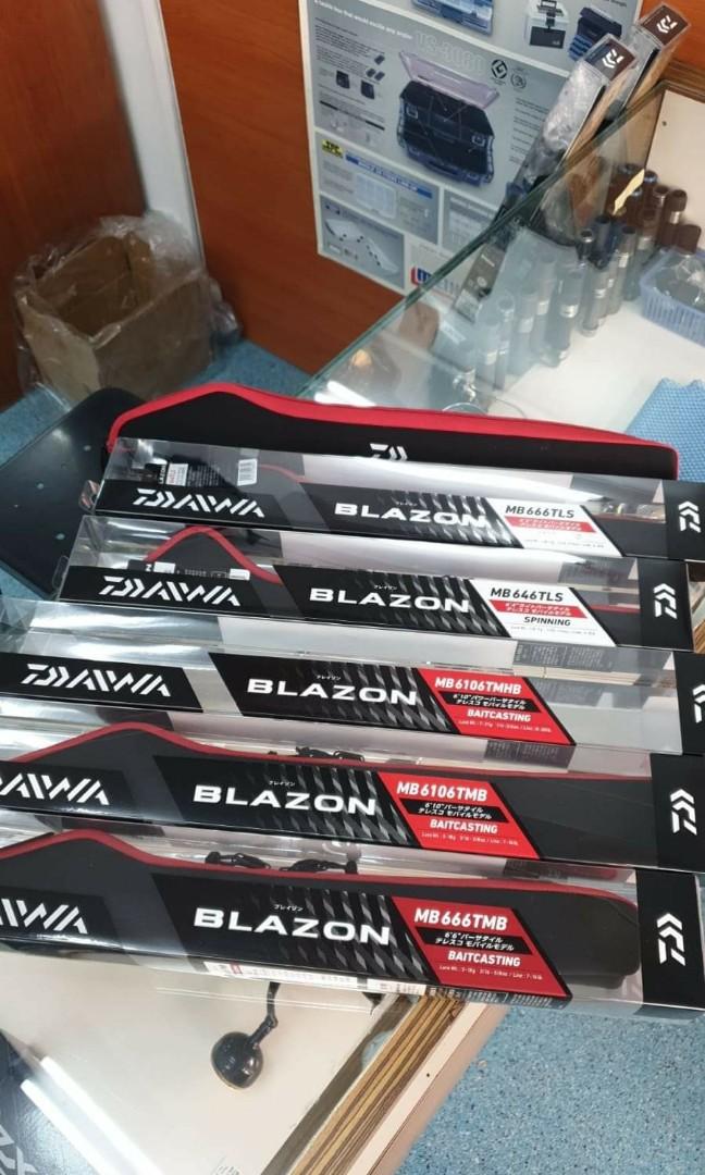 Daiwa BLAZON MOBILE 6106TMB... FREE DELIVERY, Sports Equipment, Fishing on Carousell