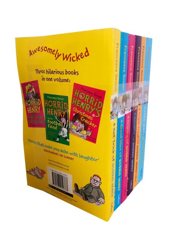 Horrid Henry Collection 18 Titles in 6 Books Set, Books & Stationery ...