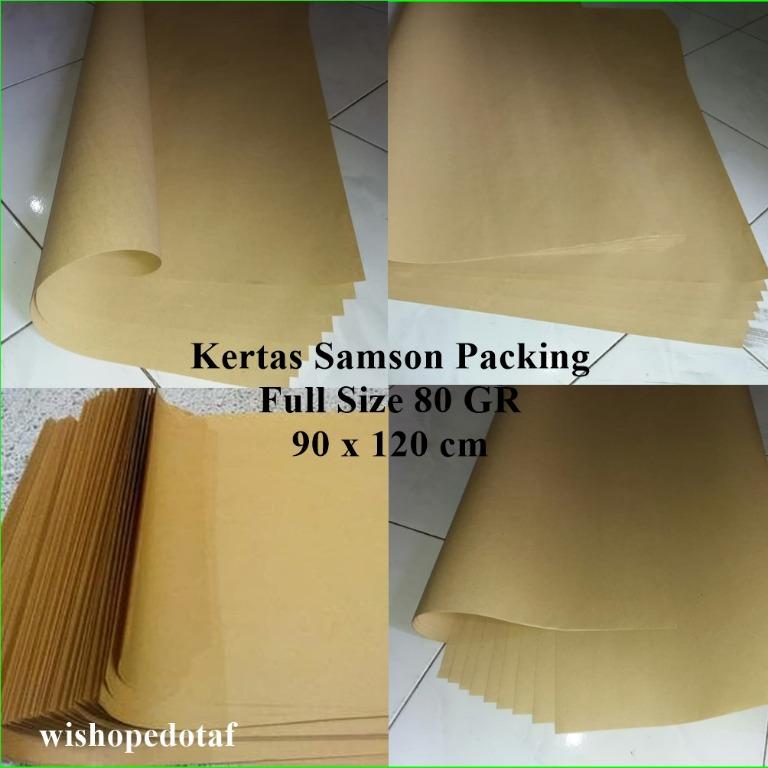 Kertas Karton Samson Full Size Coklat, Serba Serbi, Others di Carousell