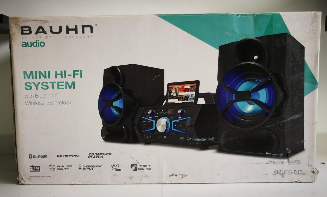 Mini hi-fi System with Bluetooth, Everything Else on Carousell