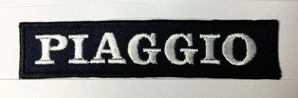 Zeit Piaggio Vespa Script Scooter Motorcycle Embroidered Cloth Patch ...