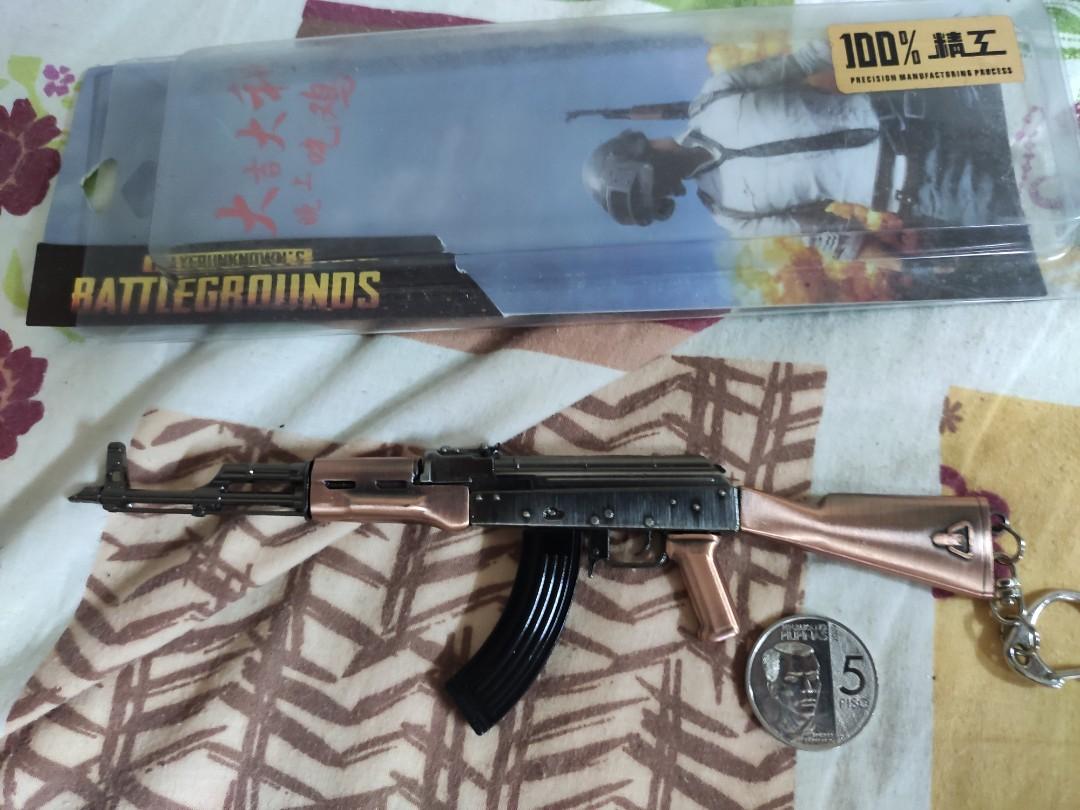 PUBG Ak 47 keychain, Hobbies & Toys, Toys & Games on Carousell