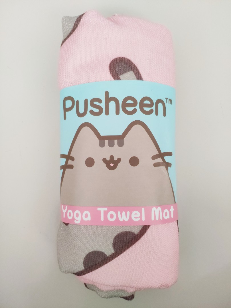 Pusheen Yoga Towel Mat, Sports Equipment, Exercise & Fitness, Exercise ...