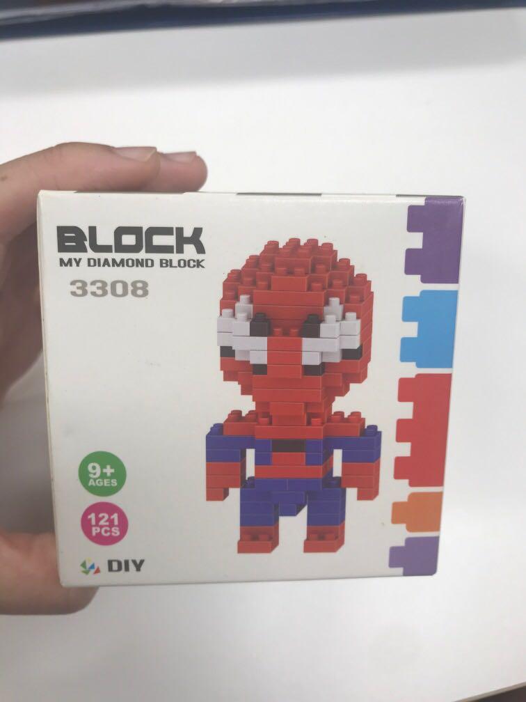Spider-Man miniblocks, Hobbies & Toys, Toys & Games on Carousell