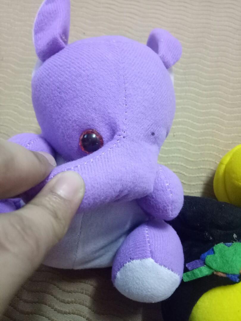 toy bundle - vintage smileys and violet elephant, Hobbies & Toys, Toys ...