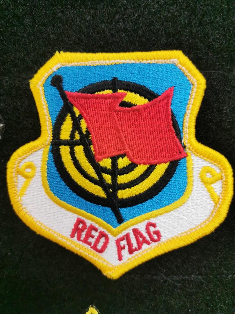 US AirForce Exercise Red Flag Patch, Everything Else on Carousell