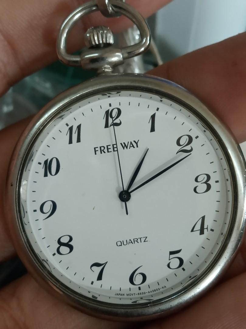 Vintage Citizen Freeway pocket watch Japan, Men's Fashion, Watches ...