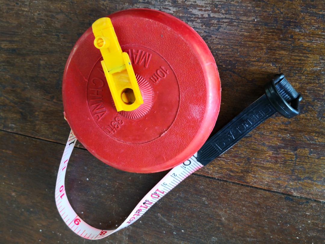 Vintage 10m disk measuring tape, Furniture & Home Living, Home Decor ...