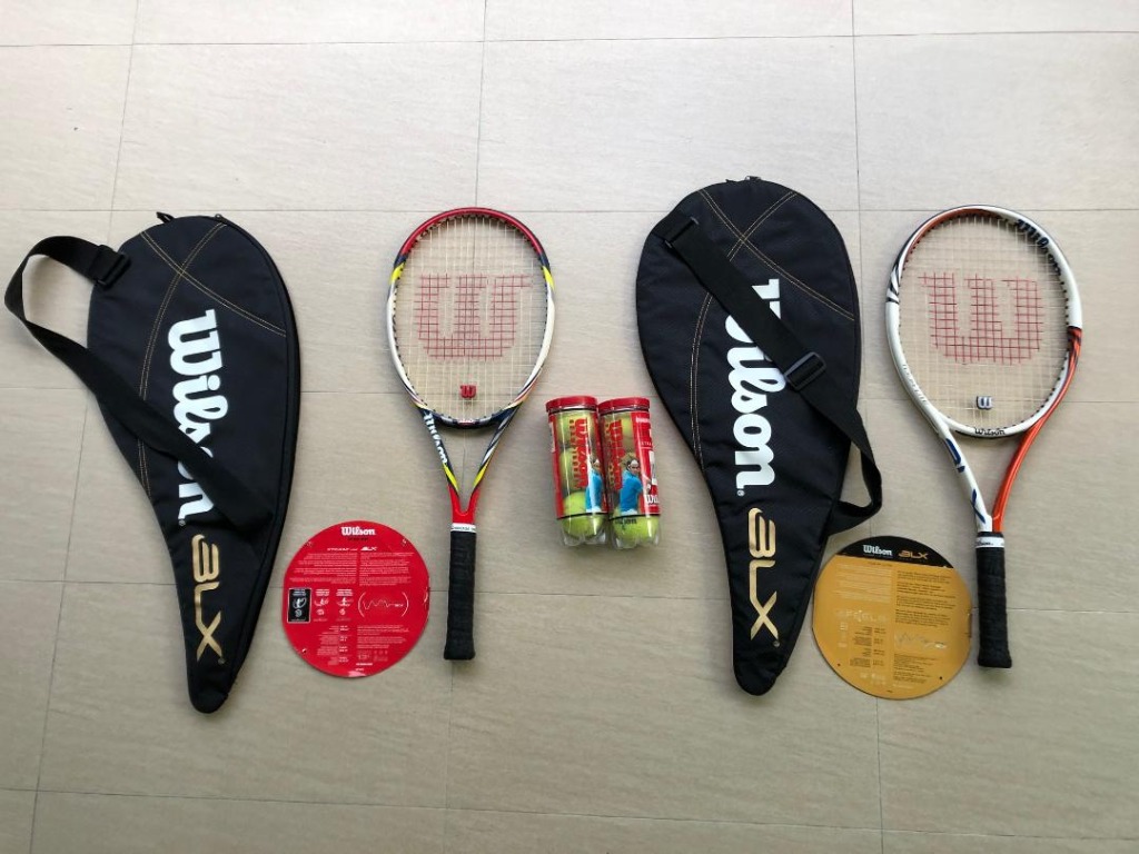 Wilson BLX Tennis Rackets, Sports Equipment, Sports & Games, Racket ...