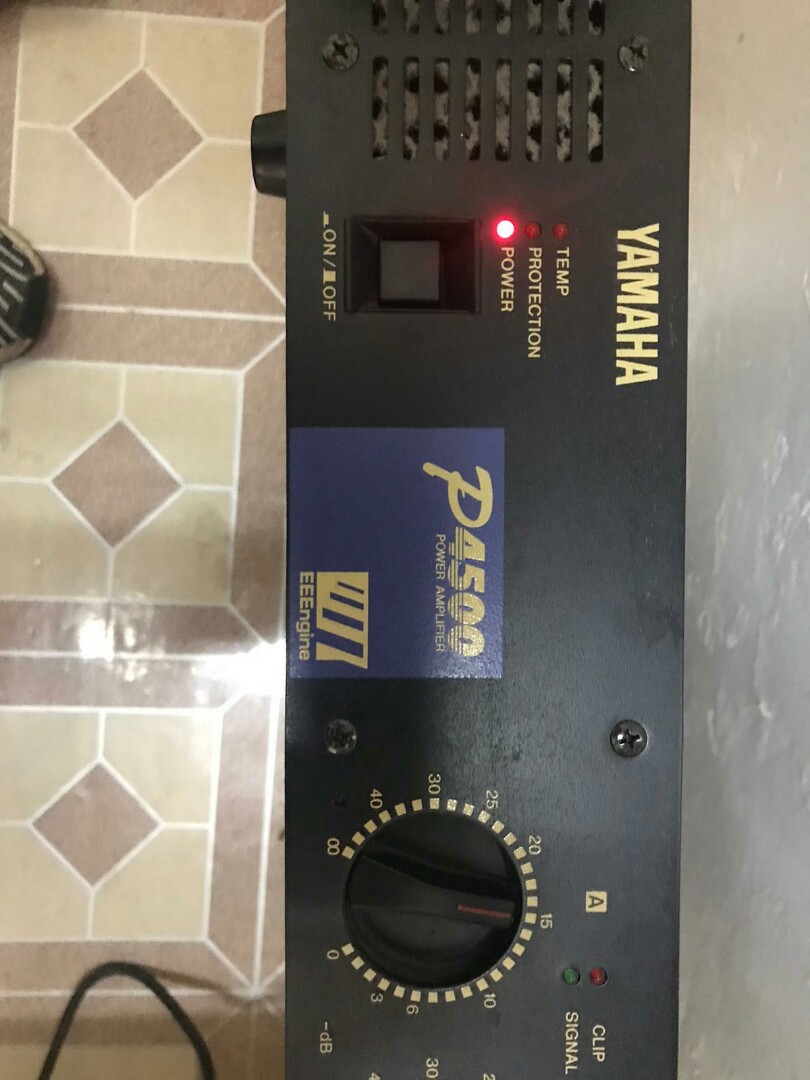 Yamaha p4500 power Amplifier, 音響器材, Soundbar、揚聲器、藍牙喇叭、耳擴 - Carousell