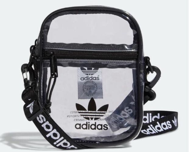 Adidas ORIGINALS Transparent Crossbody Bag, Women's Fashion, Bags ...