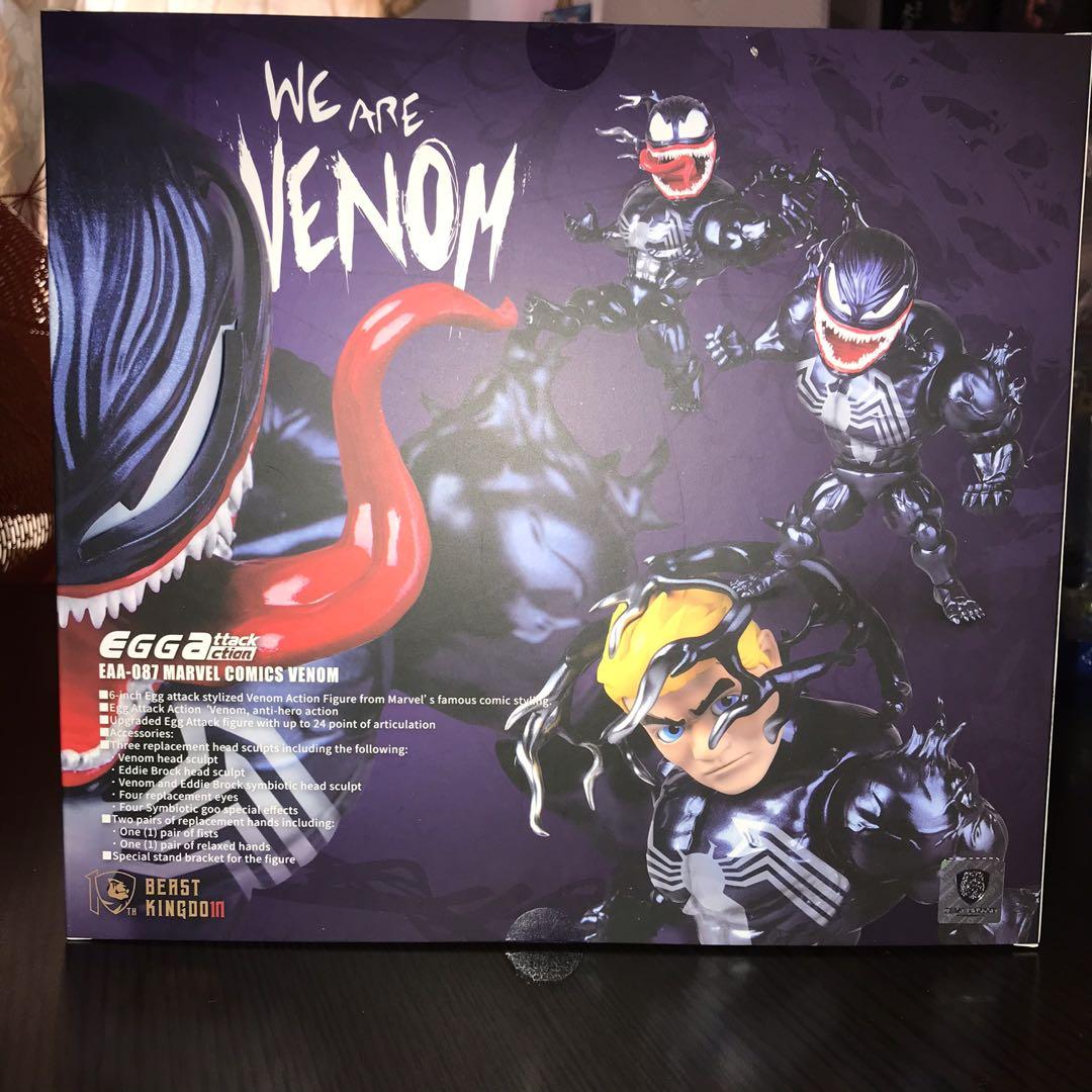 Beast Kingdom EAA-087 Egg Attack Action Marvel Comic Spider-Man Venom ...
