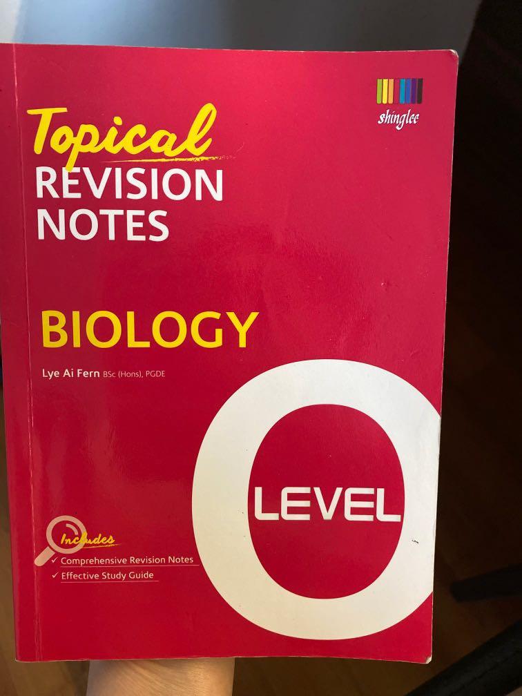 Biology O Level Topical Revision Notes, Hobbies & Toys, Books ...