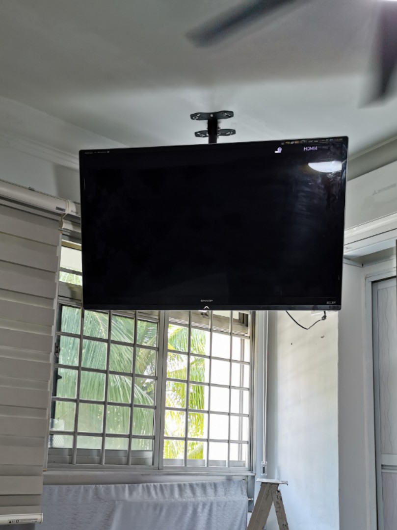 Ceiling TV Wall Bracket Mount for 32" to 70", TV & Home Appliances, TV ...