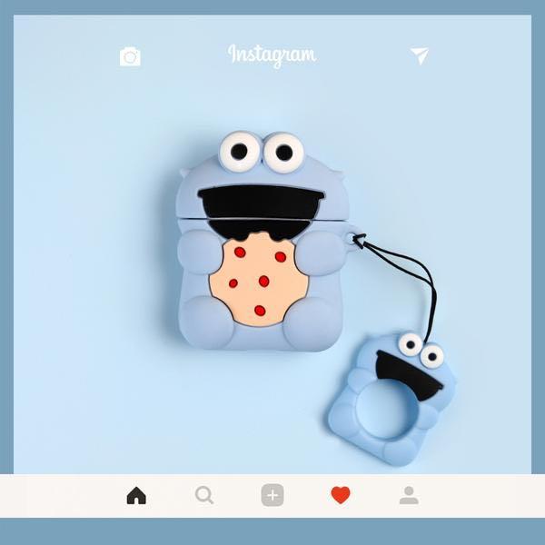 COOKIE MONSTER AIRPOD CASE, Mobile Phones & Gadgets, Mobile & Gadget ...
