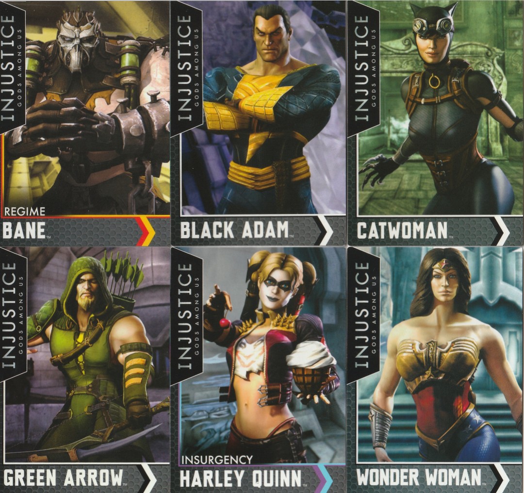 DC Injustice Arcade Collectible Cards - Silver, Hobbies & Toys, Toys ...