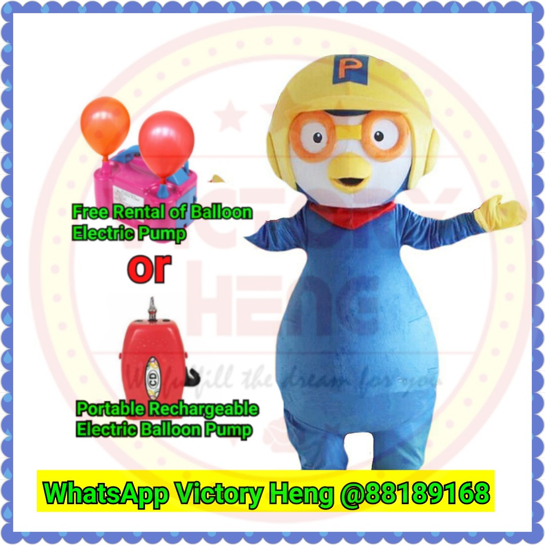 Pororo Penguin Mascot costume, Hobbies & Toys, Stationery & Craft ...