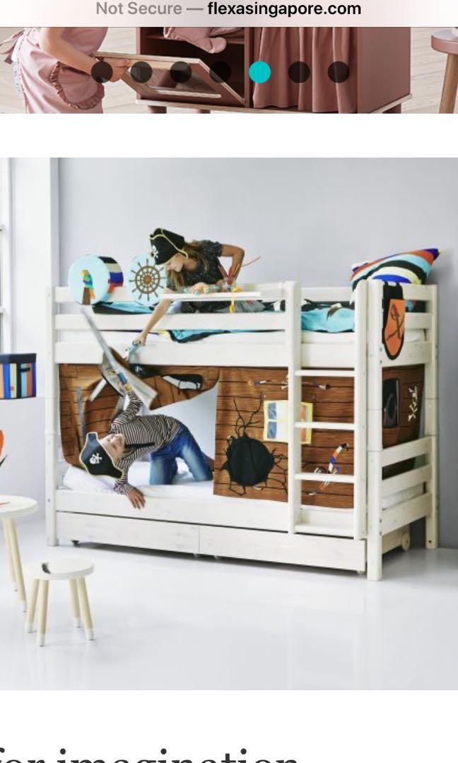 Flexa children bunk bed, Babies & Kids, Baby Nursery & Kids Furniture ...