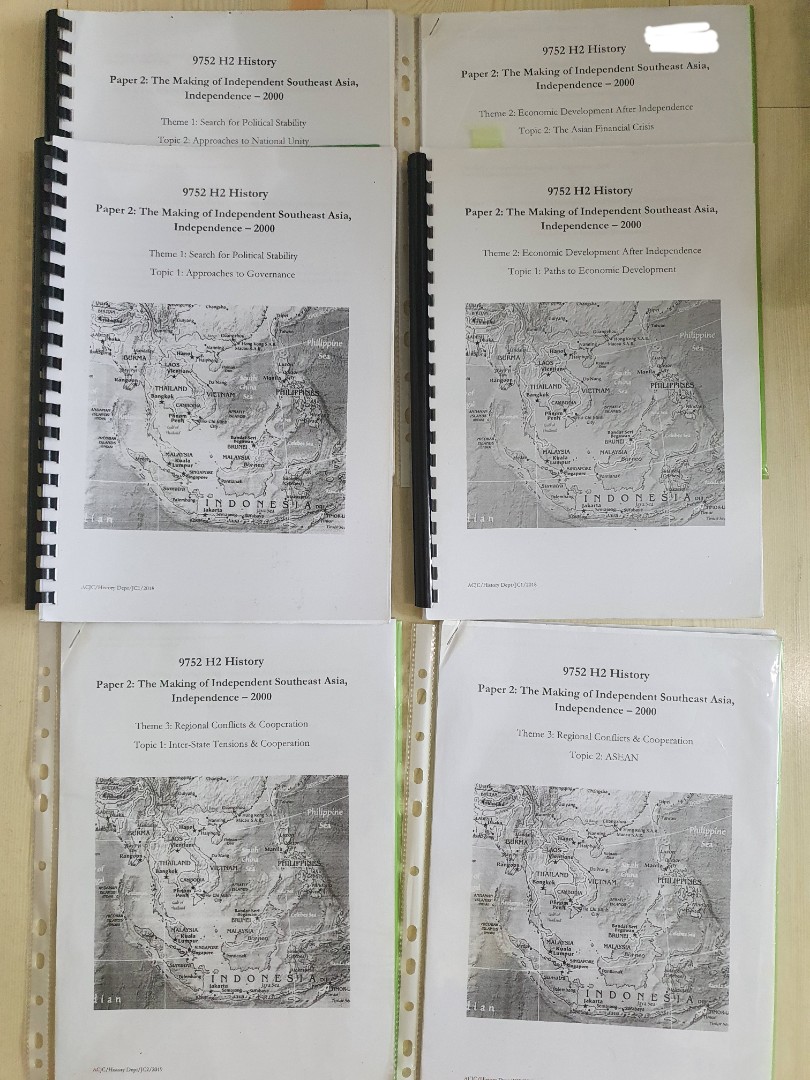 H2 History Notes (Complete Bundle), Hobbies & Toys, Books & Magazines ...