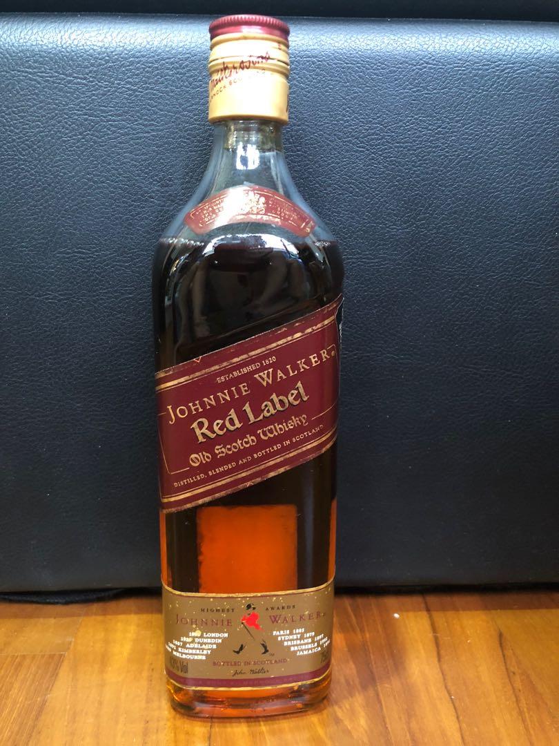 Johnnie Walker Red Label 750ml, Food & Drinks, Alcoholic Beverages on ...