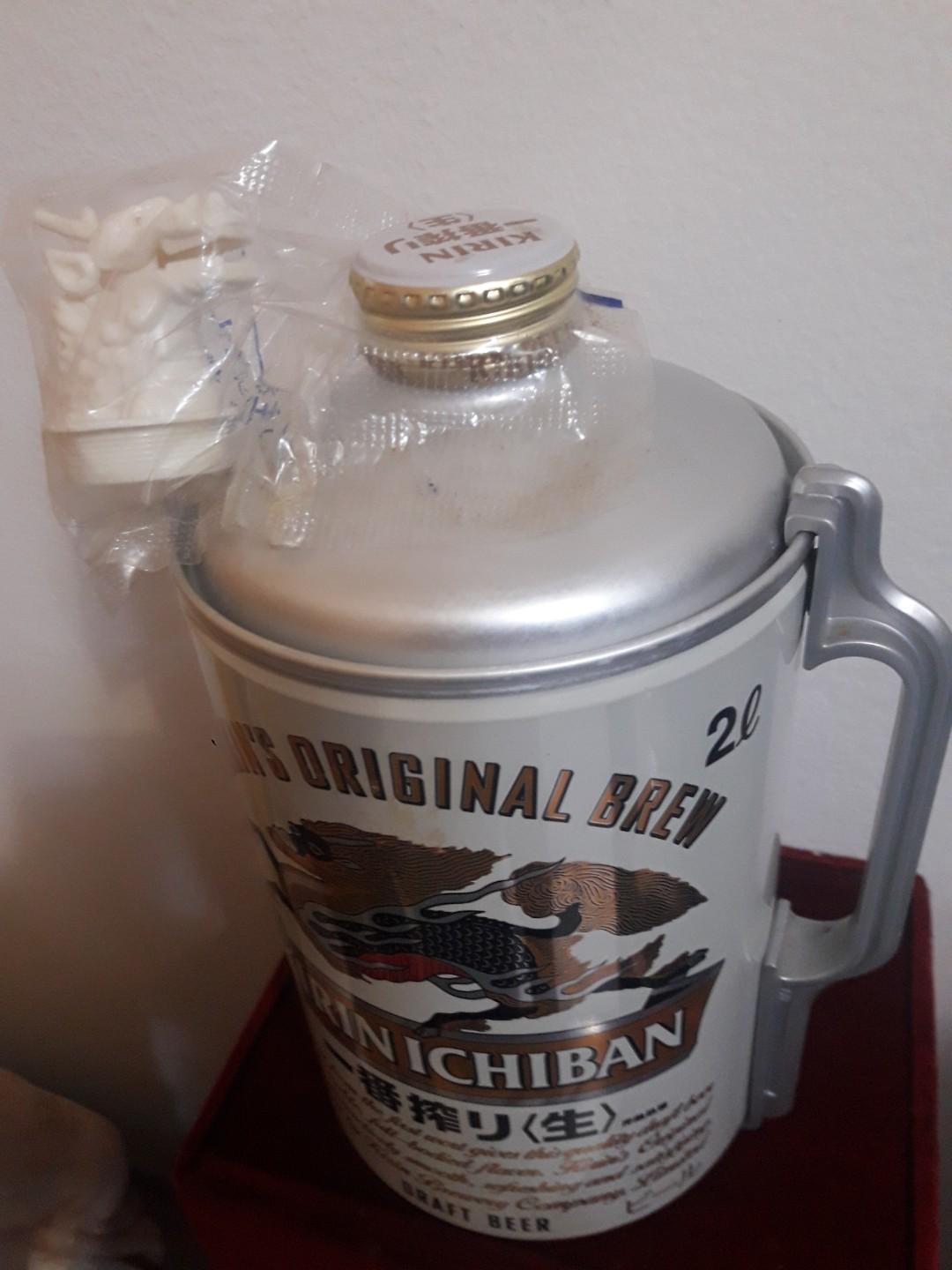 KIRIN empty draft beer container, Furniture & Home Living, Home Decor ...