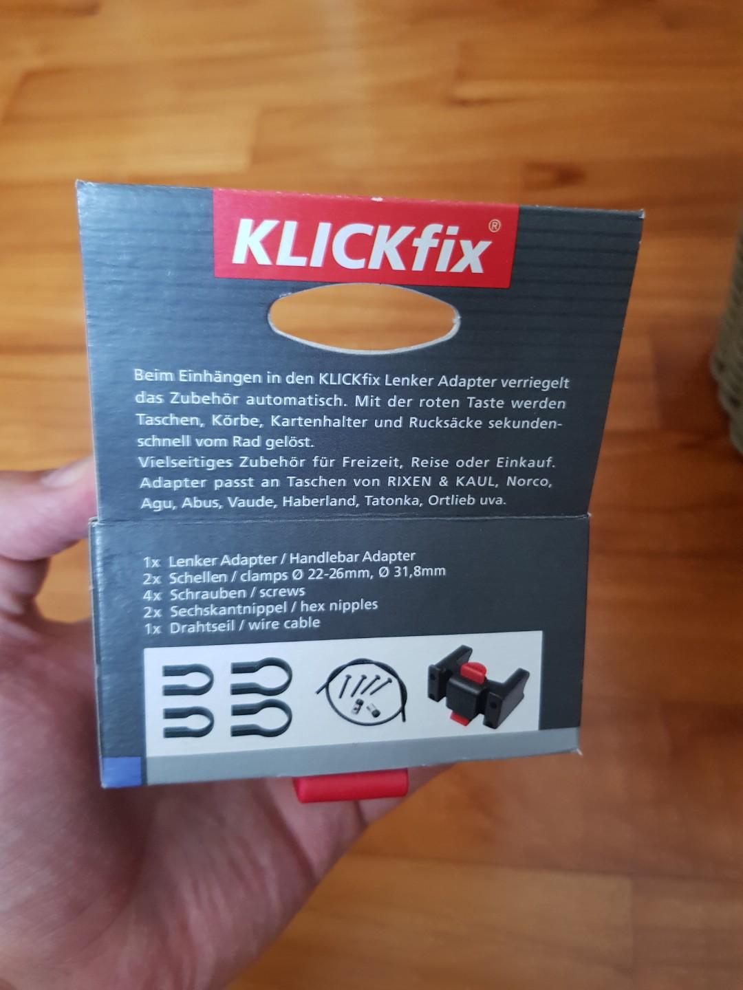 KLICKfix Handlebar Adapter, Sports Equipment, Bicycles & Parts, Parts ...