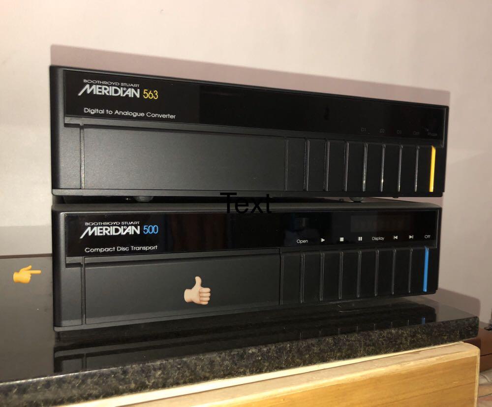 MERIDIAN 500 CD TRANSPORT, Audio, Other Audio Equipment on Carousell
