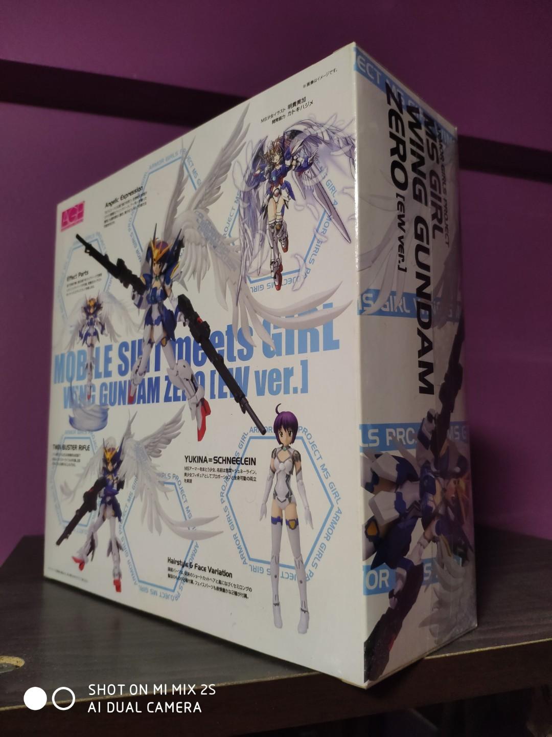MS GIRL WING Gundam Zero EW Ver., Hobbies & Toys, Toys & Games on Carousell
