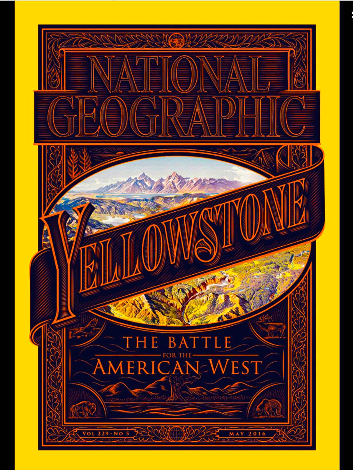 National Geographic Magazine - Yellowstone, Hobbies & Toys, Books ...