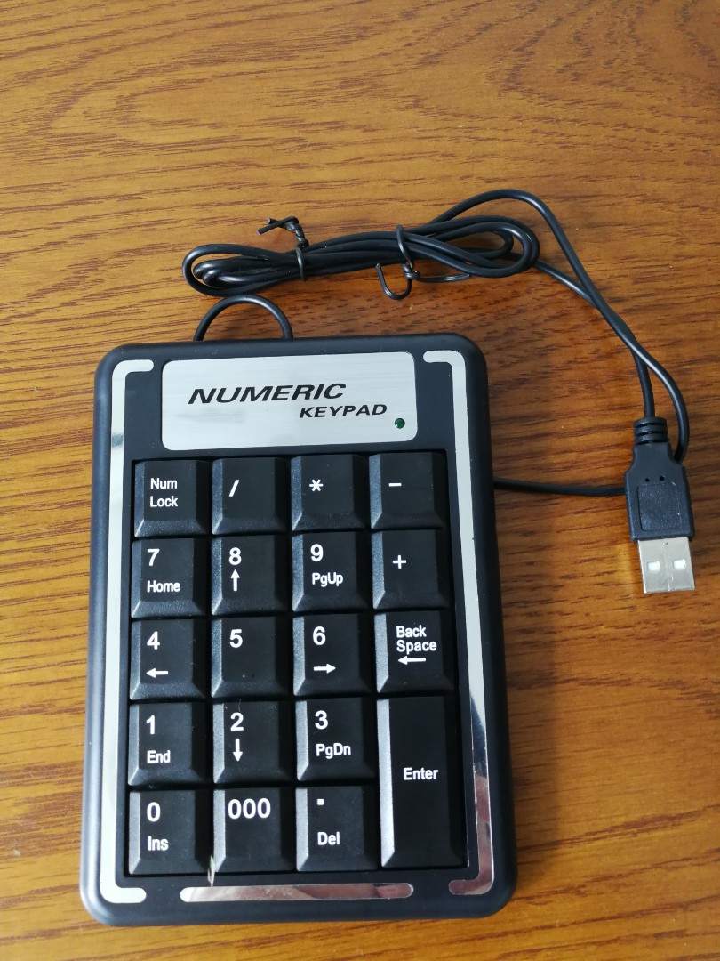 Numeric Keypad, Computers & Tech, Parts & Accessories, Mouse & Mousepads on Carousell