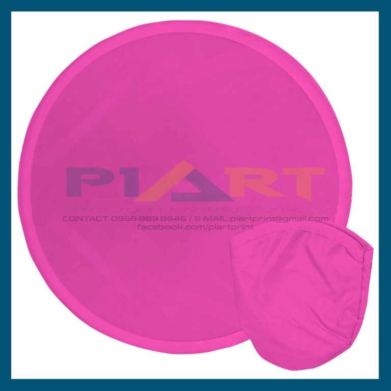 PINK FOLDABLE ROUND FAN FOR SUBLIMATION AND SILKSCREEN PRINTING ...