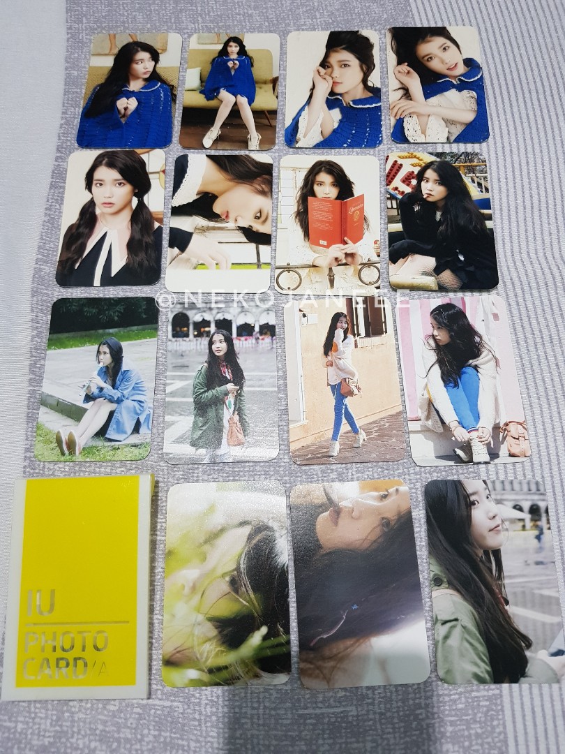IU Official Photocards - Set A (15pcs), Hobbies & Toys, Memorabilia & Collectibles, K-Wave on ...