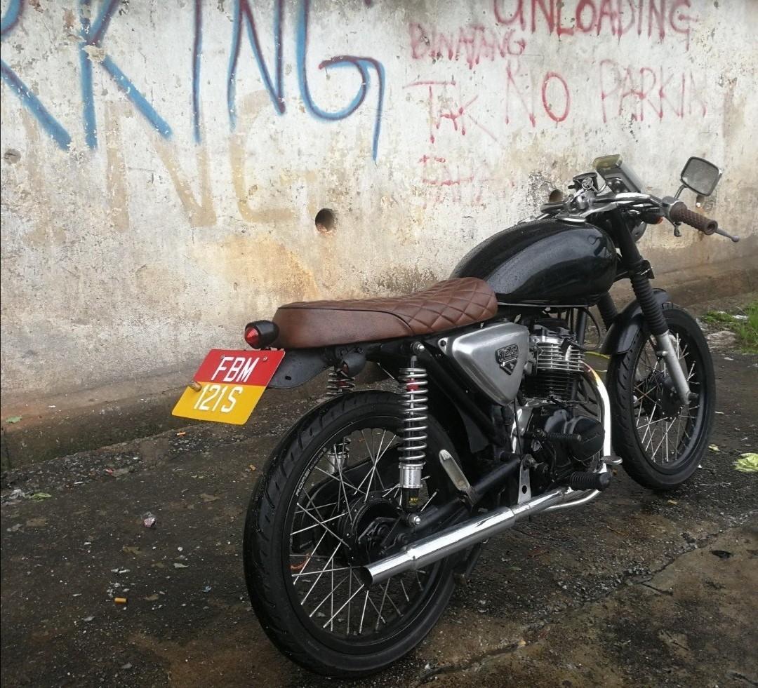Cafe racer Rear Mudguard Fender, Motorcycles, Motorcycle Accessories on ...