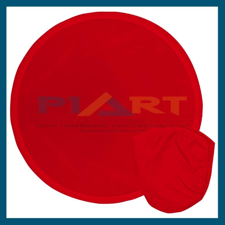 RED FOLDABLE ROUND FAN FOR SUBLIMATION AND SILKSCREEN PRINTING, Hobbies ...