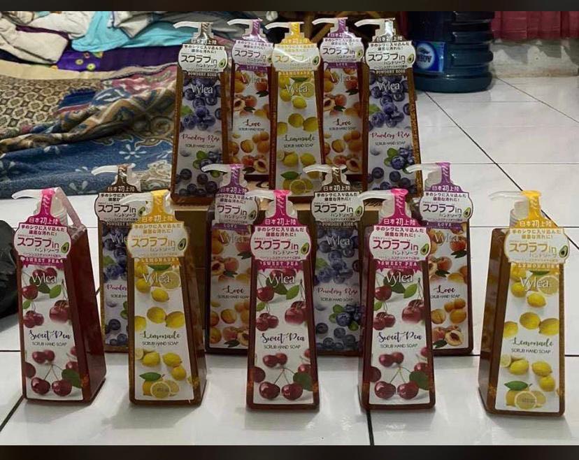 Sabun Cair 300ml varian rasa Lemon,Peach,Apel,Blueberry, Kesehatan ...
