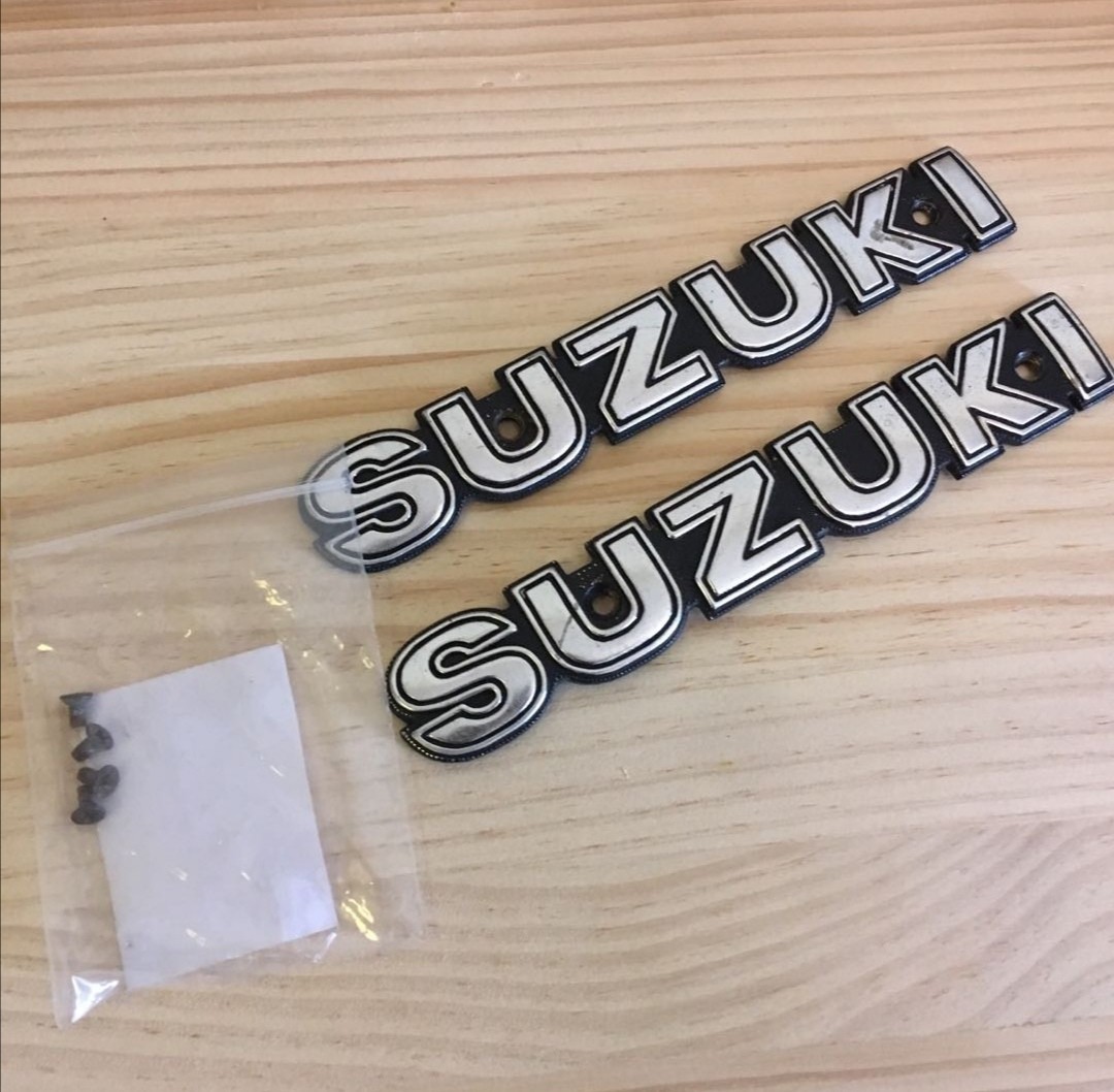 Suzuki Emblem, Motorcycles, Motorcycle Accessories on Carousell
