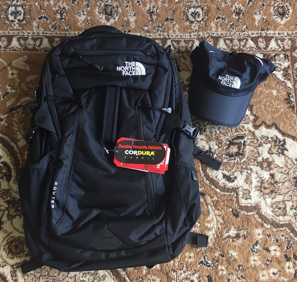 THe north face Router w/ free Cap, Men's Fashion, Bags, Backpacks on ...